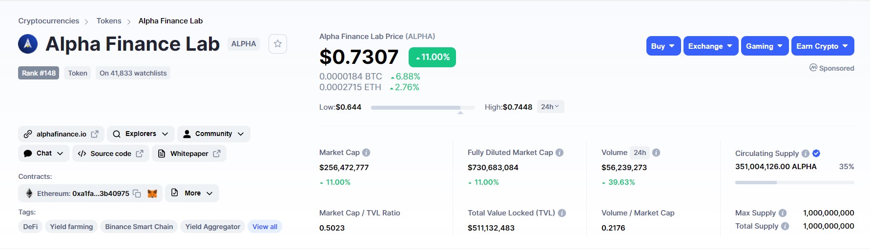 How to Buy Alpha Finance Full July 2023 Guide | Buy ALPHA Tokens Now!