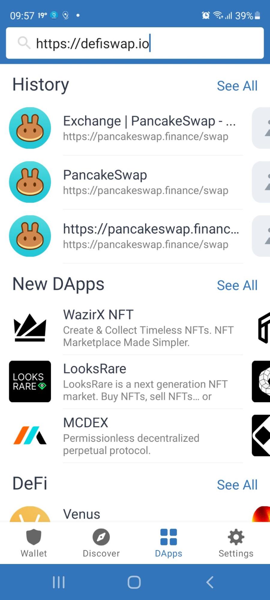DeFi Swap Guide - How to Use DeFi Swap With Trust Wallet - Deficoins.io